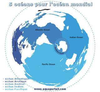 Océan : définition, liste des 5 et explications